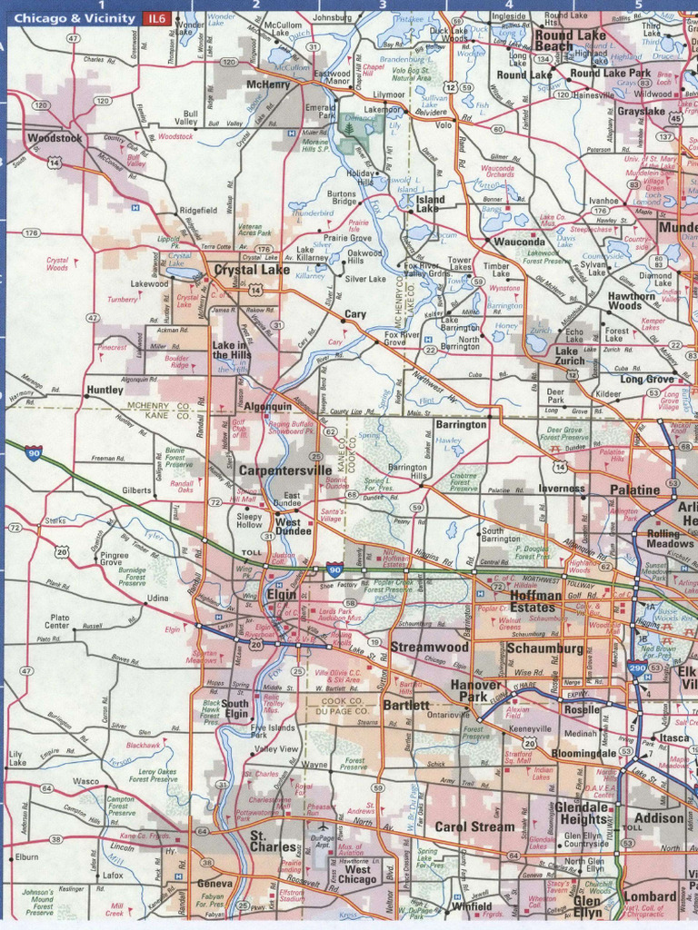 Chicago Road Map | PDF