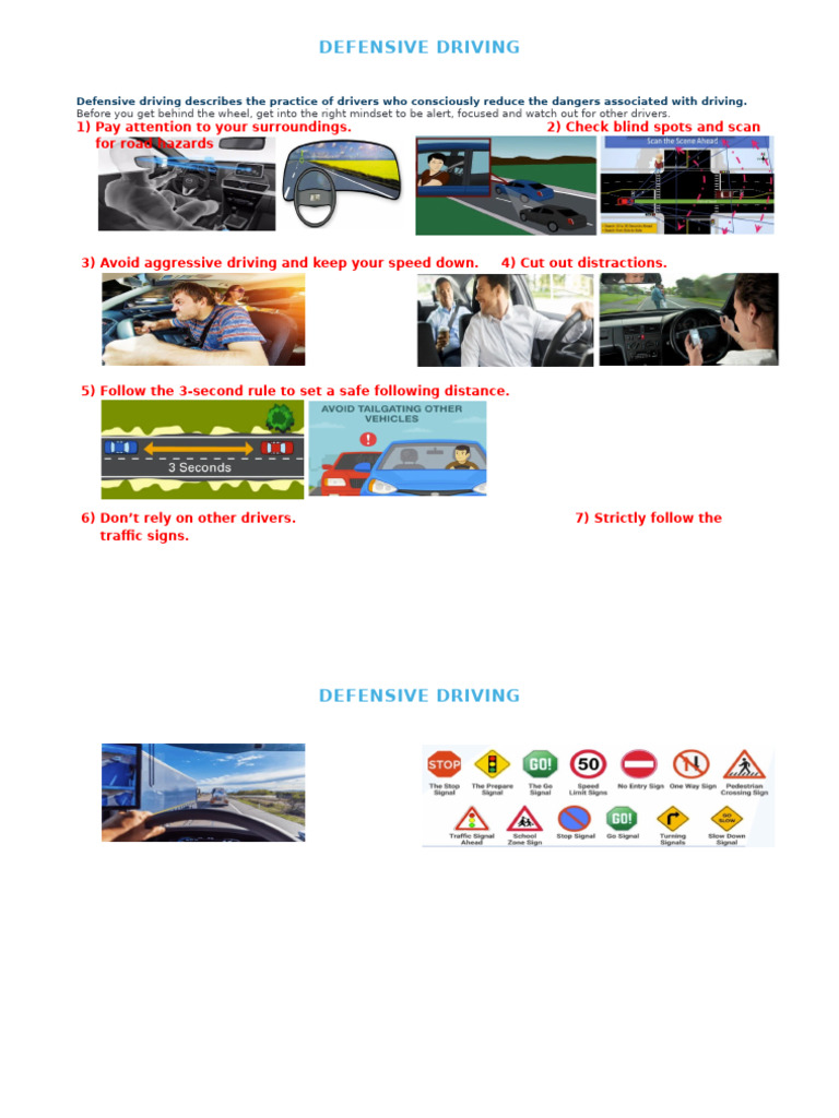 Essential Defensive Driving Tips | PDF