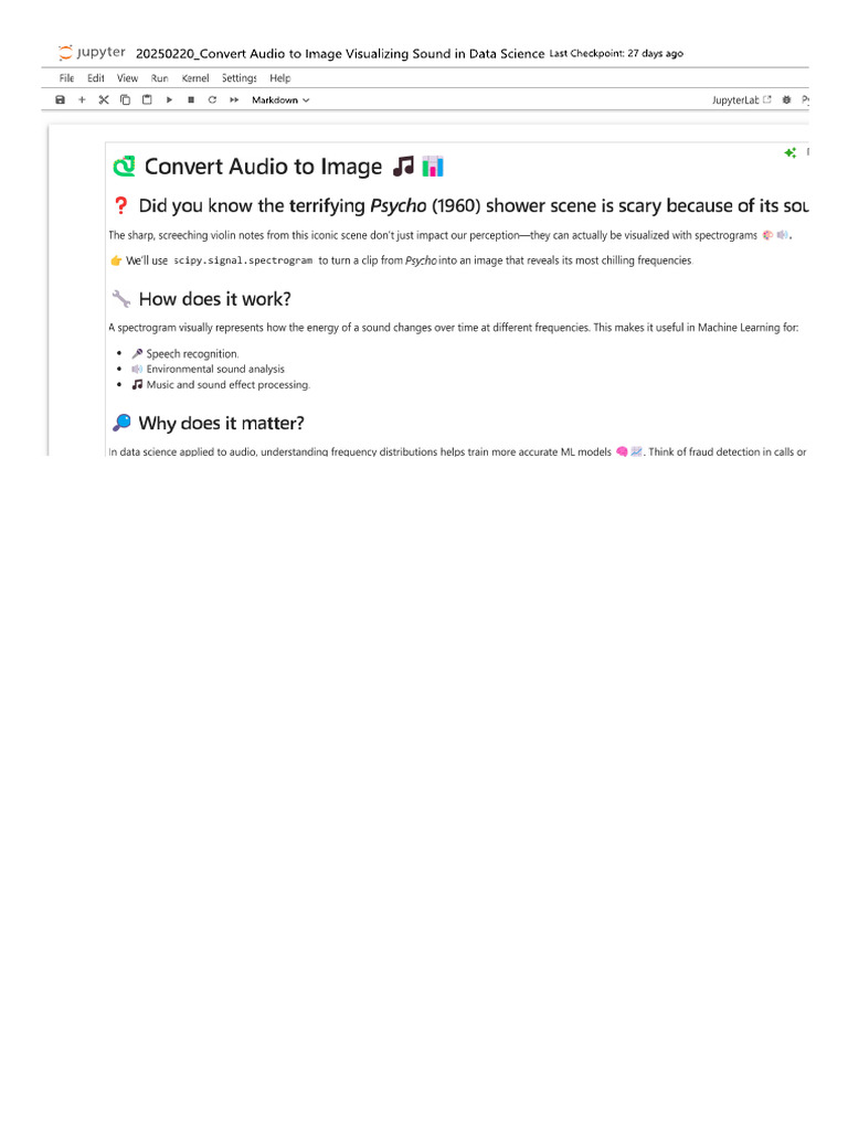 20250220_Convert Audio to Image Visualizing Sound in Data Science | PDF