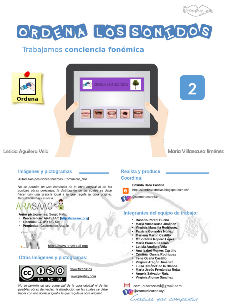 Conciencia Fonemica Ordenar Sonidos y Formar Palabras Inversas 2 | PDF