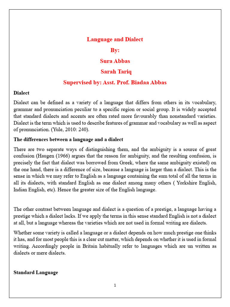 4 Sara and Sura Language and Dialect | PDF | Dialect | English Language