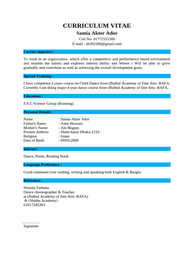 Curriculum Vitae2 | PDF
