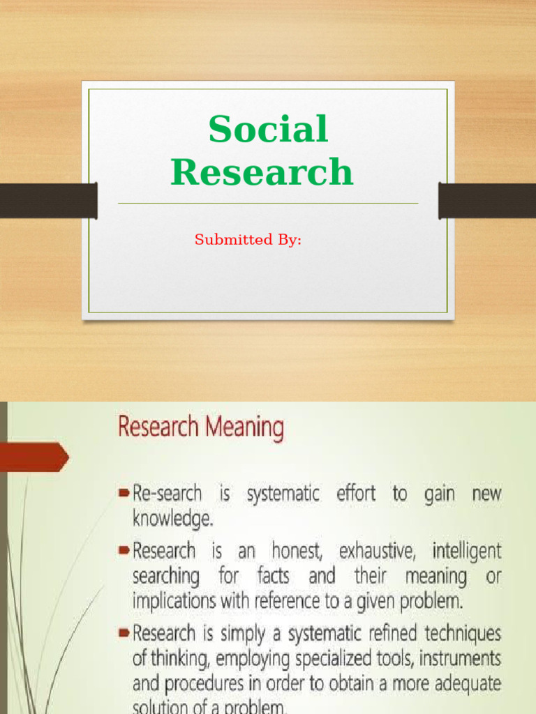 Social Research | PDF