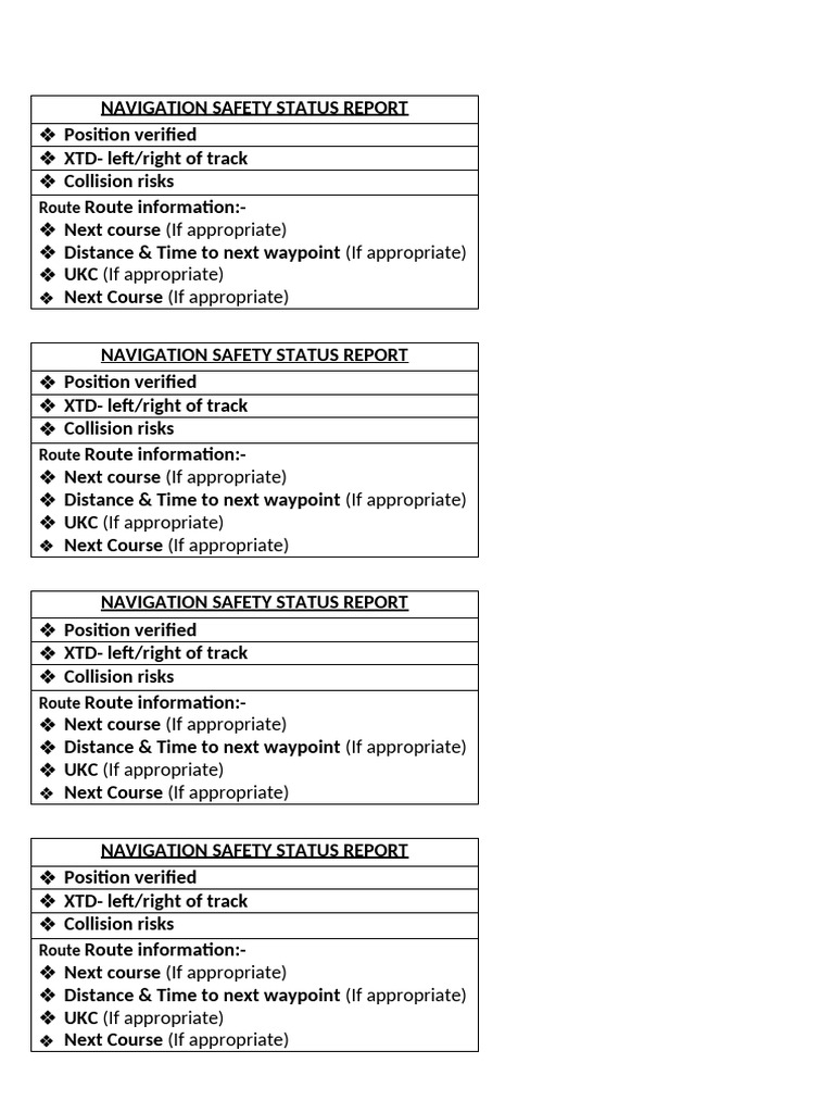 Status Report Notice1 | PDF
