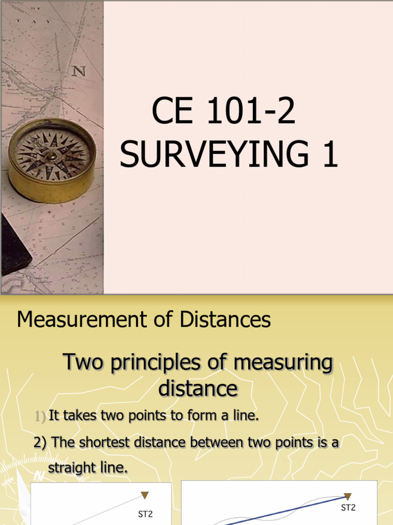 Surveying Distance Measurement Techniques | PDF | Distance | Young's ...