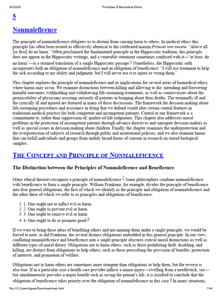 Non-Maleficence-in-Tom-L.-Beauchamp-James-F.-Childress-Principles-of ...