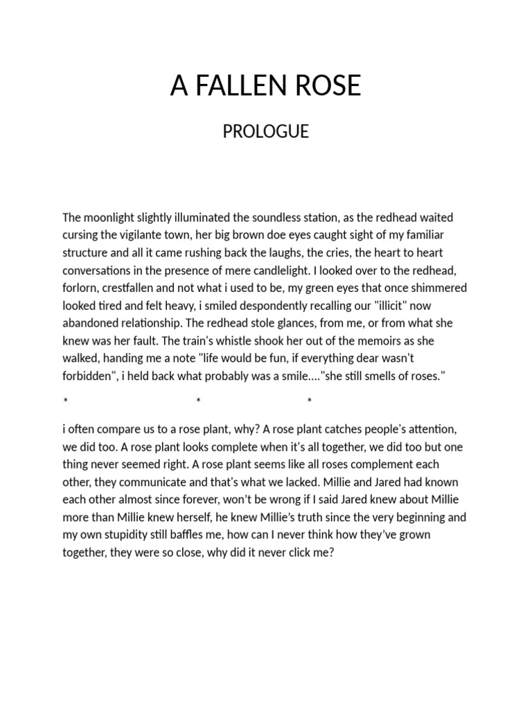 A Fallen Rose | PDF