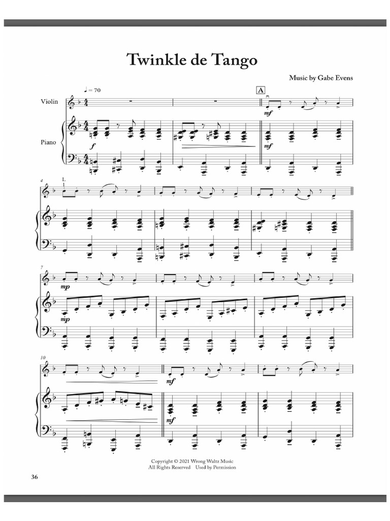 Twinkle Tango Evil Star Swinging Star | PDF