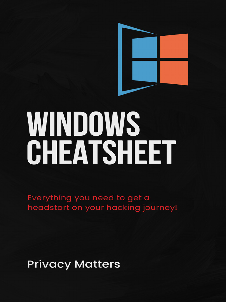 222517_Windows_Cheatsheet | PDF