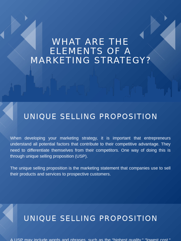 Key Elements of Marketing Strategy | PDF | Brand | Marketing