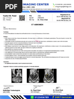 USG Abdominal Pelvis Report | PDF | Abdomen | Anatomy