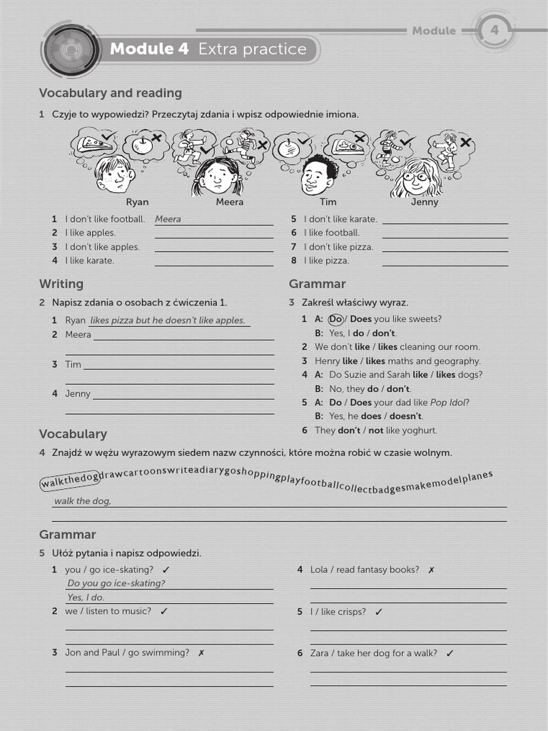 NHS - kl4 - WB - Extra Practice Mod 4 | PDF