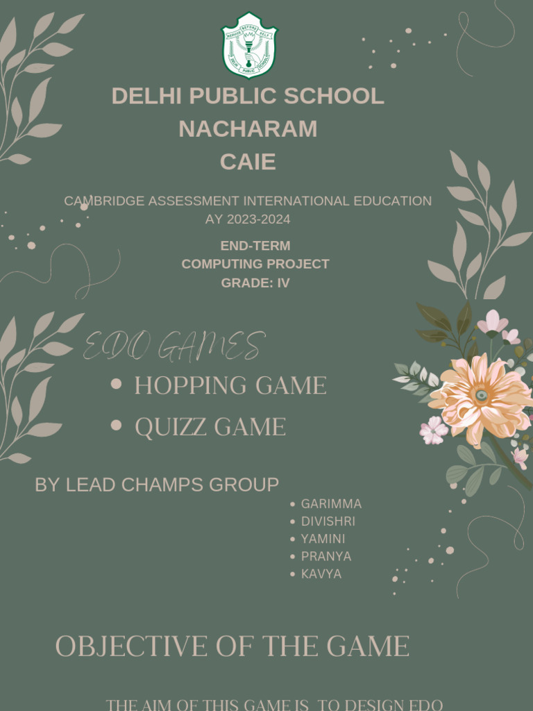 Delhi Public School - Nacharam | PDF