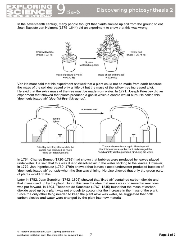 9ba-6 Discover Photosyn 2 | PDF | Chemistry | Nature