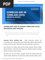 Fungsi Terbilang 2021 | PDF