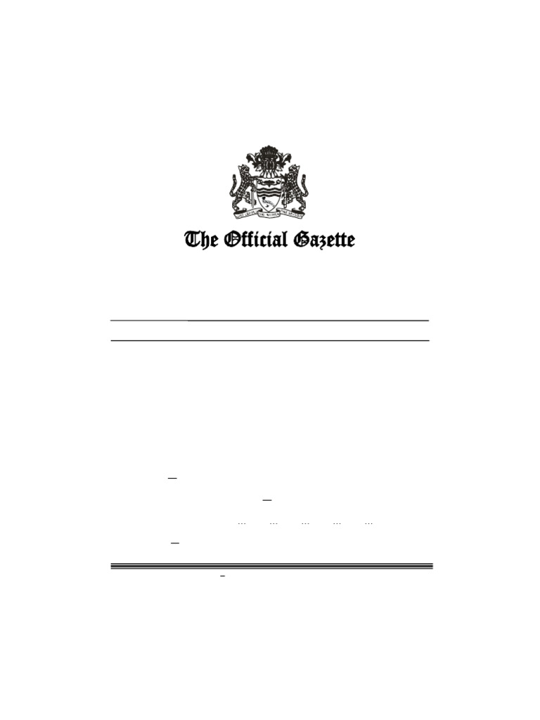Official Gazette Guyana