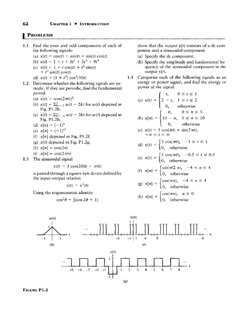 Lecture06 - Problems Solution Haykin - Chapter-01 | PDF | Amplitude | Applied Mathematics