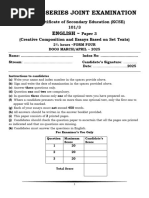 English Pp3 Final Gauge Prediction 2025 | PDF