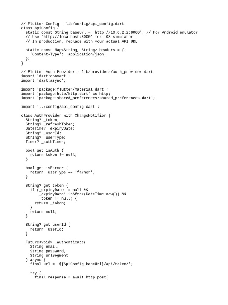 Connection-Configs Dart | PDF