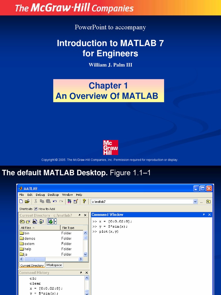 Chapter 1 An Overview of MATLAB | Download Free PDF | Control Flow | Matlab