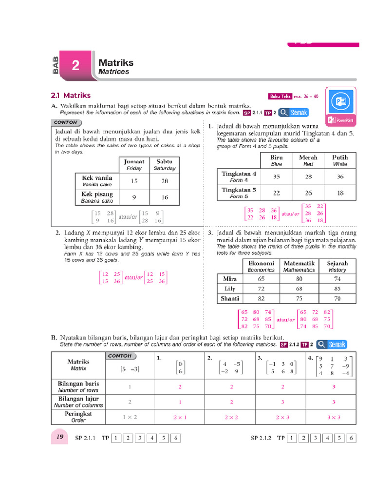 Chapter 2 Matrices | PDF