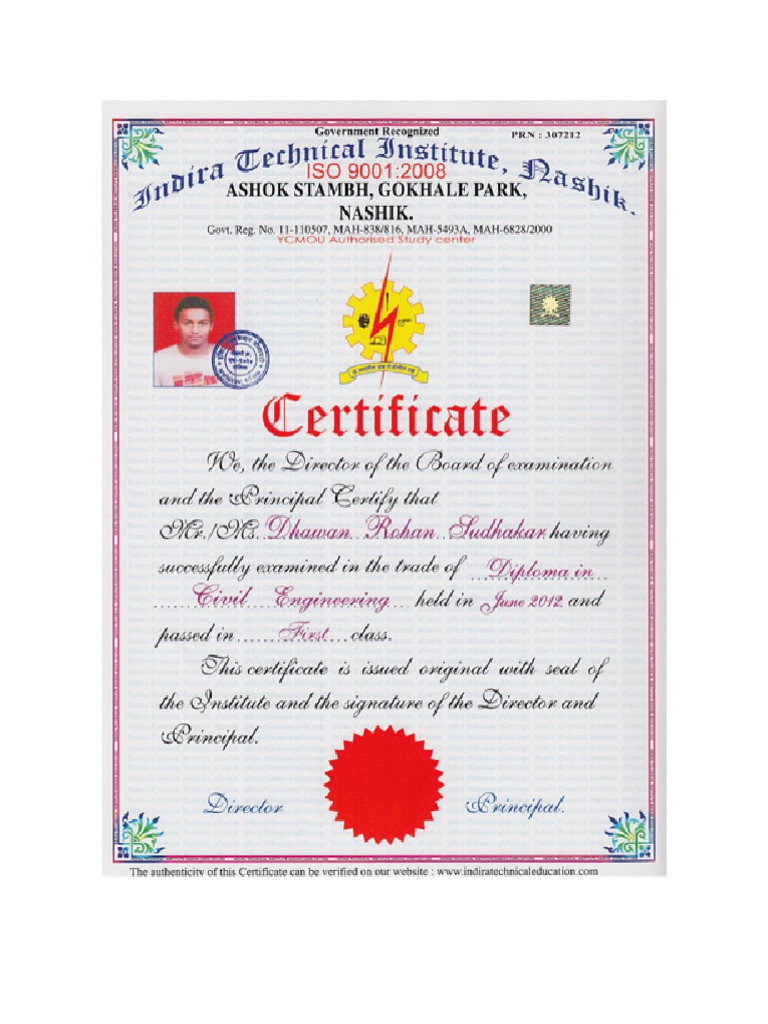 Editable Certificate | PDF