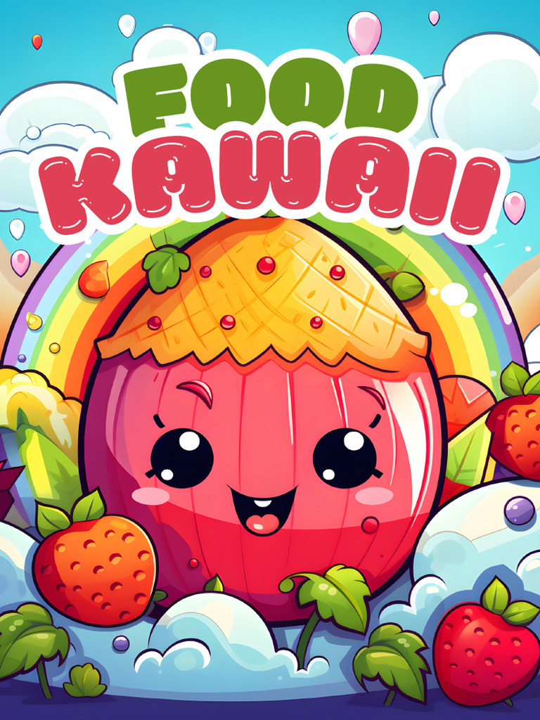 My Coloring Era Food Kawaii Vol 1 | PDF