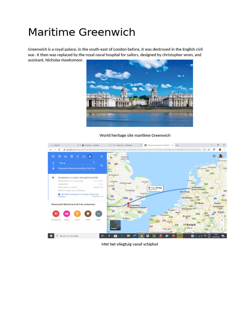 Greenwich Assigment 1 Geo | PDF