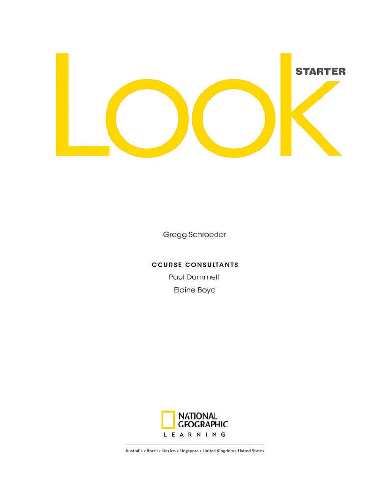 Look Starter Students Book | PDF