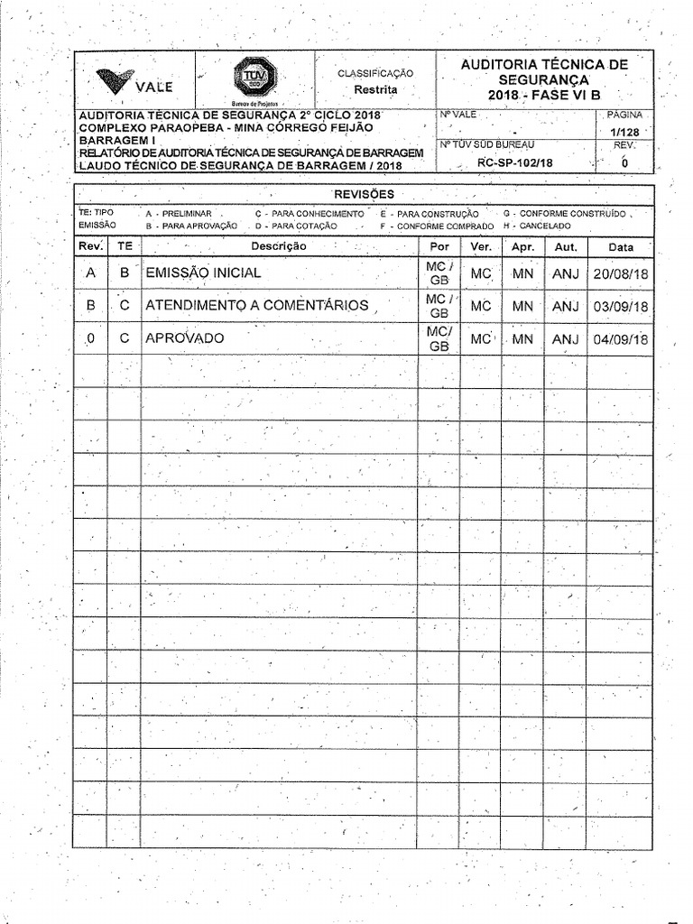 TUV-SUD-2018-Relatório-estabilidade | PDF