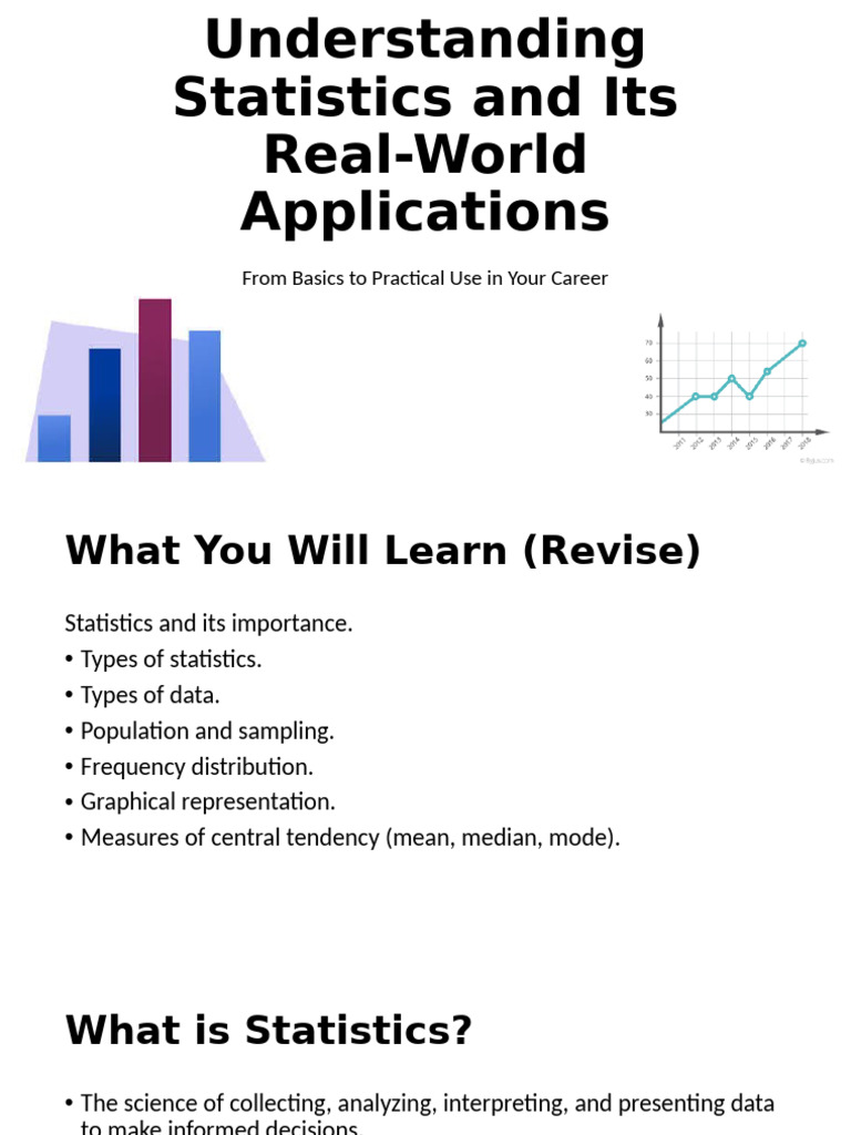 Stats and Its Real World Applications. | PDF | Mean | Statistics