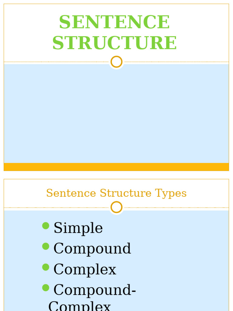 kinds-of-sentences-structure (1) | PDF | English Grammar | Semantics