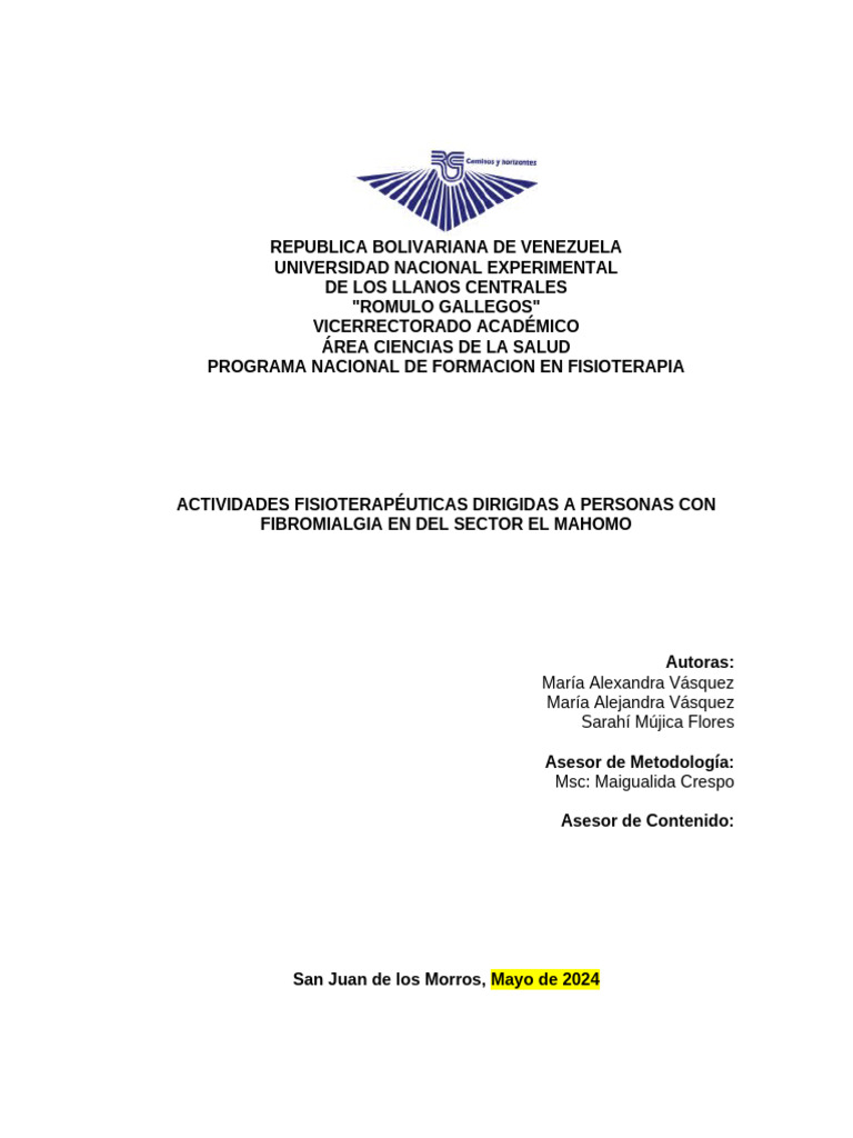 Mahomo Listo Revisado | PDF | Fibromialgia | Síndrome