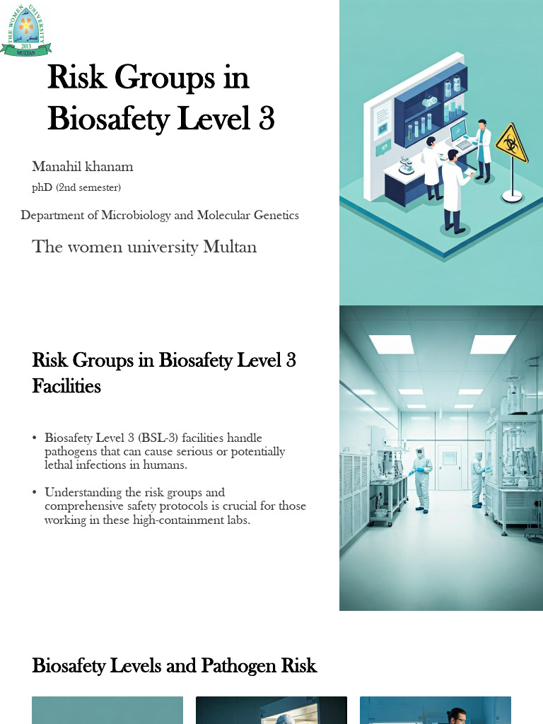 Risk group in biosafety 3 MKD | PDF | Infection | Pathogen
