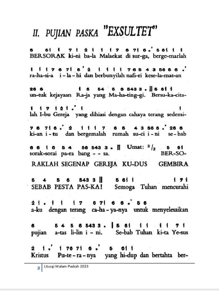 Pujian Paskah | PDF
