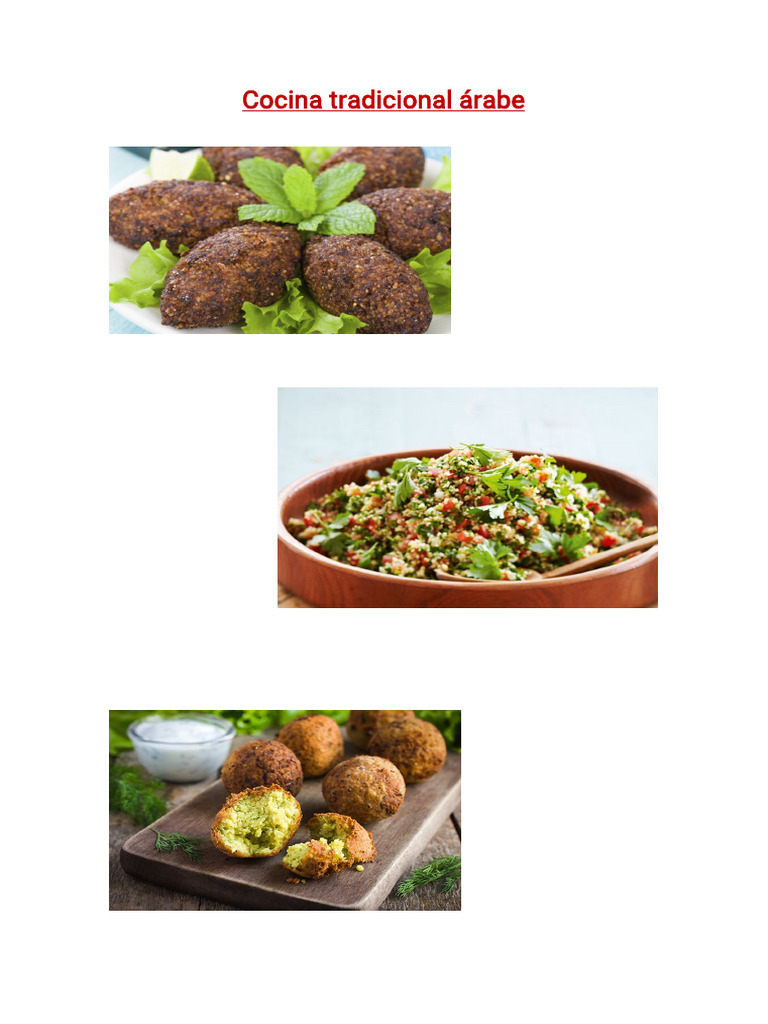 Cocina Tradicional Árabe | PDF