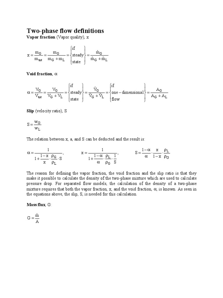 Two-Phase Flow Pressure Drop | PDF | Density | Pressure