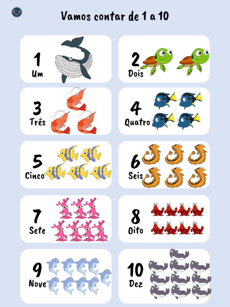 Contando de 1 a 10 em Português | PDF