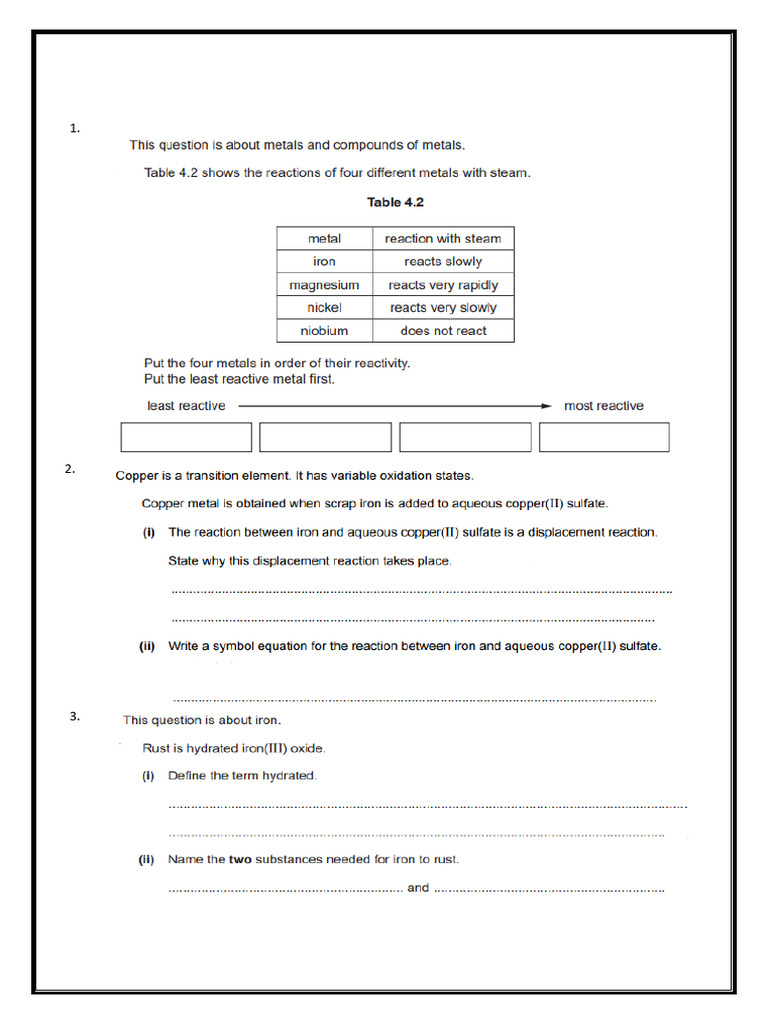 SR II - P2 - Worksheet | PDF