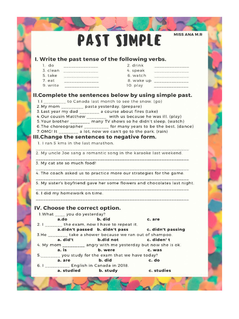 Worksheet 172665 | PDF