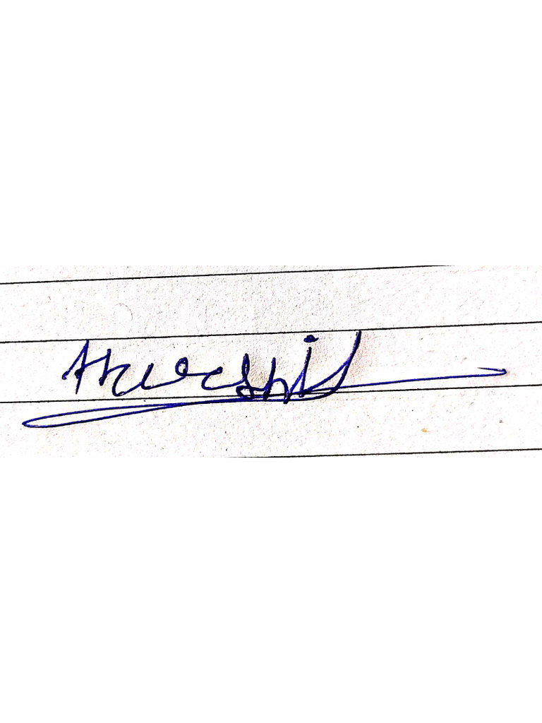 Harshil Signature | PDF