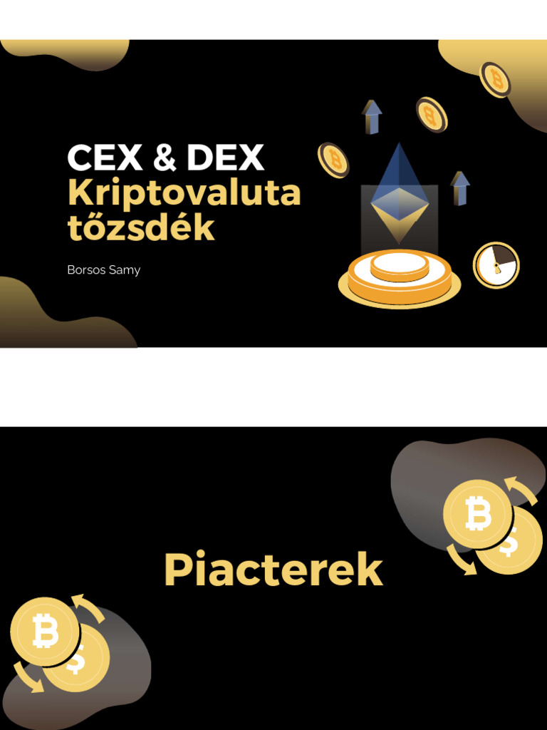 CEX és DEX | PDF