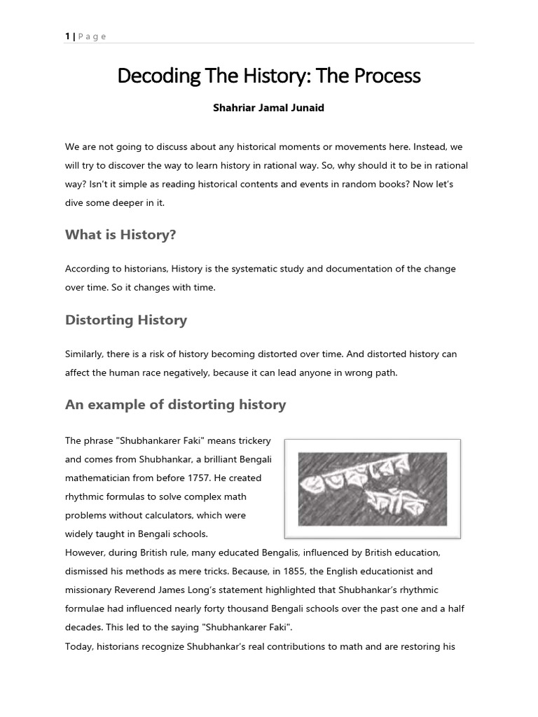 Decoding The History - The Process | PDF | Rationality | Science