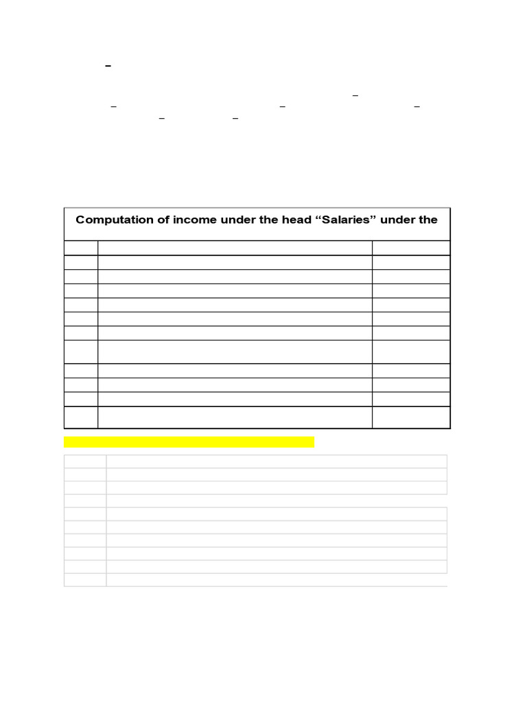 3-Income From Salary and Basis of Charge-03-01-2025 | PDF | Taxes | Salary
