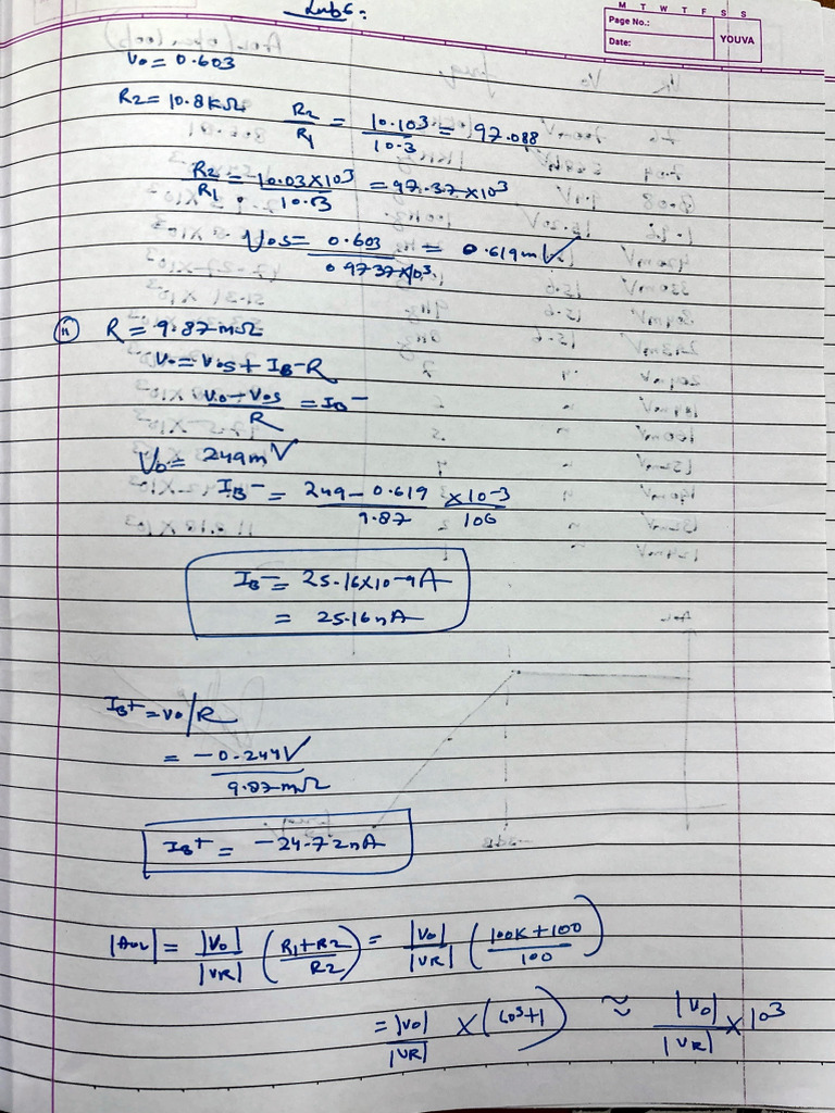 Lab 6 Analog Lab | PDF