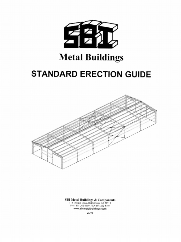 Sbi Standard Erection Manual | PDF