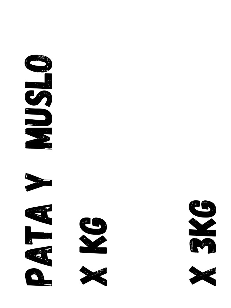 Pata y Muslo - 20250116 - 092956 - 0000 | PDF
