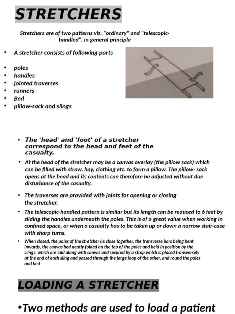 Stretcher Use and Patient Loading Techniques | PDF | Cardiopulmonary ...