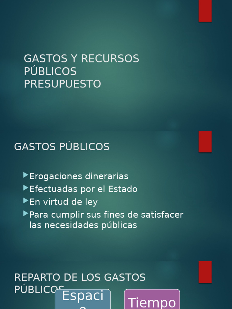 Clasificación de Gastos y Recursos Públicos | PDF | Presupuesto ...