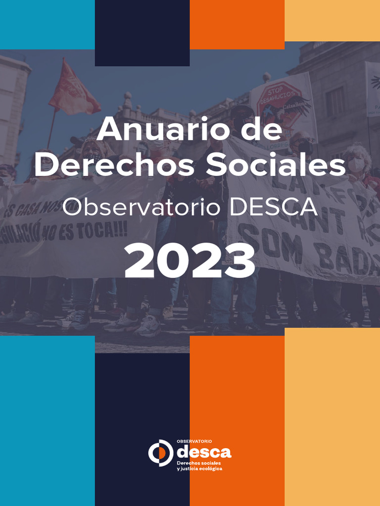 Anuario de Derechos Sociales Observatorio DESCA 2023 | PDF | Desalojo ...